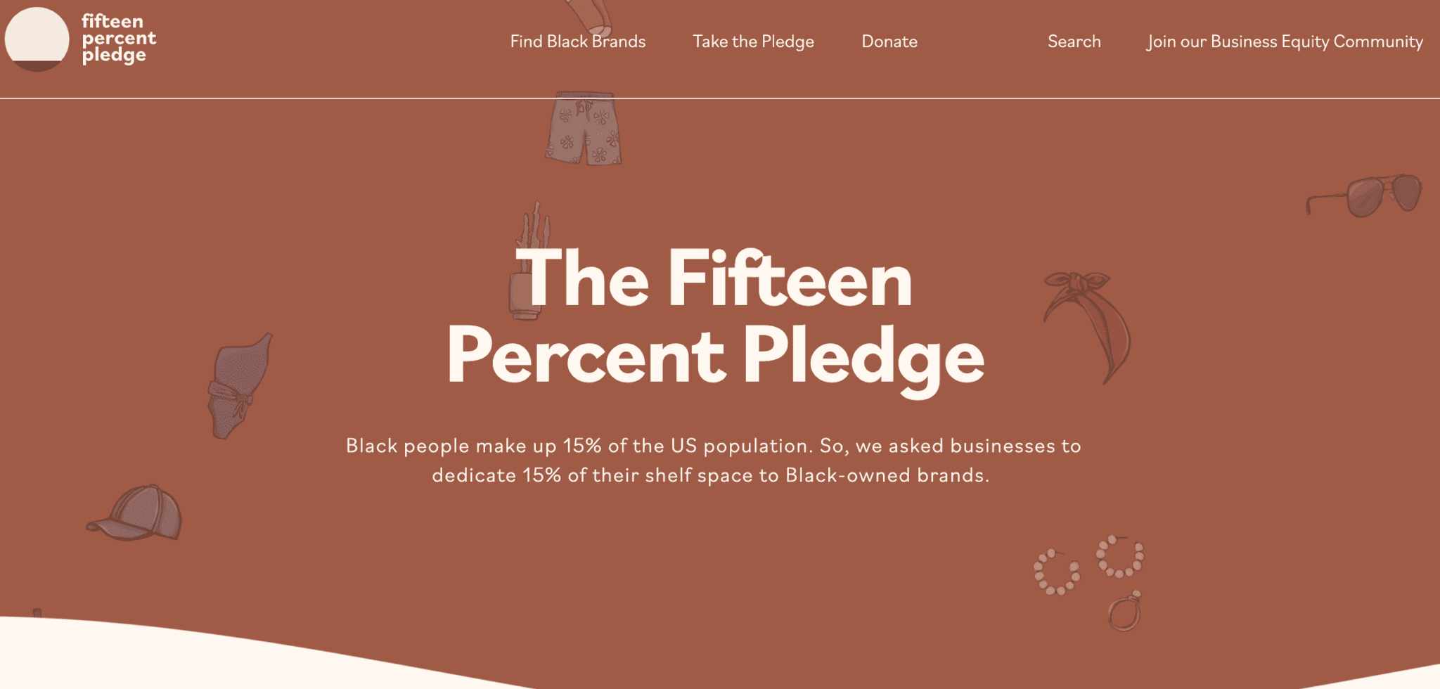 What is the 15% Percent Pledge?